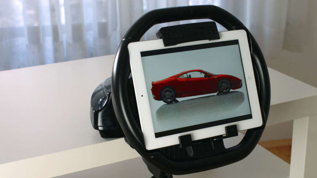 This iPad racing gadget is crazier than the Mario Kart Wii Wheel ...