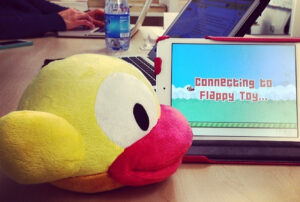 Flappy is a toy-controlled game of Flappy Bird that you can throw in ...