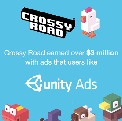 Crossy Road earns $3M in revenue from Unity's video ads - GamesBeat