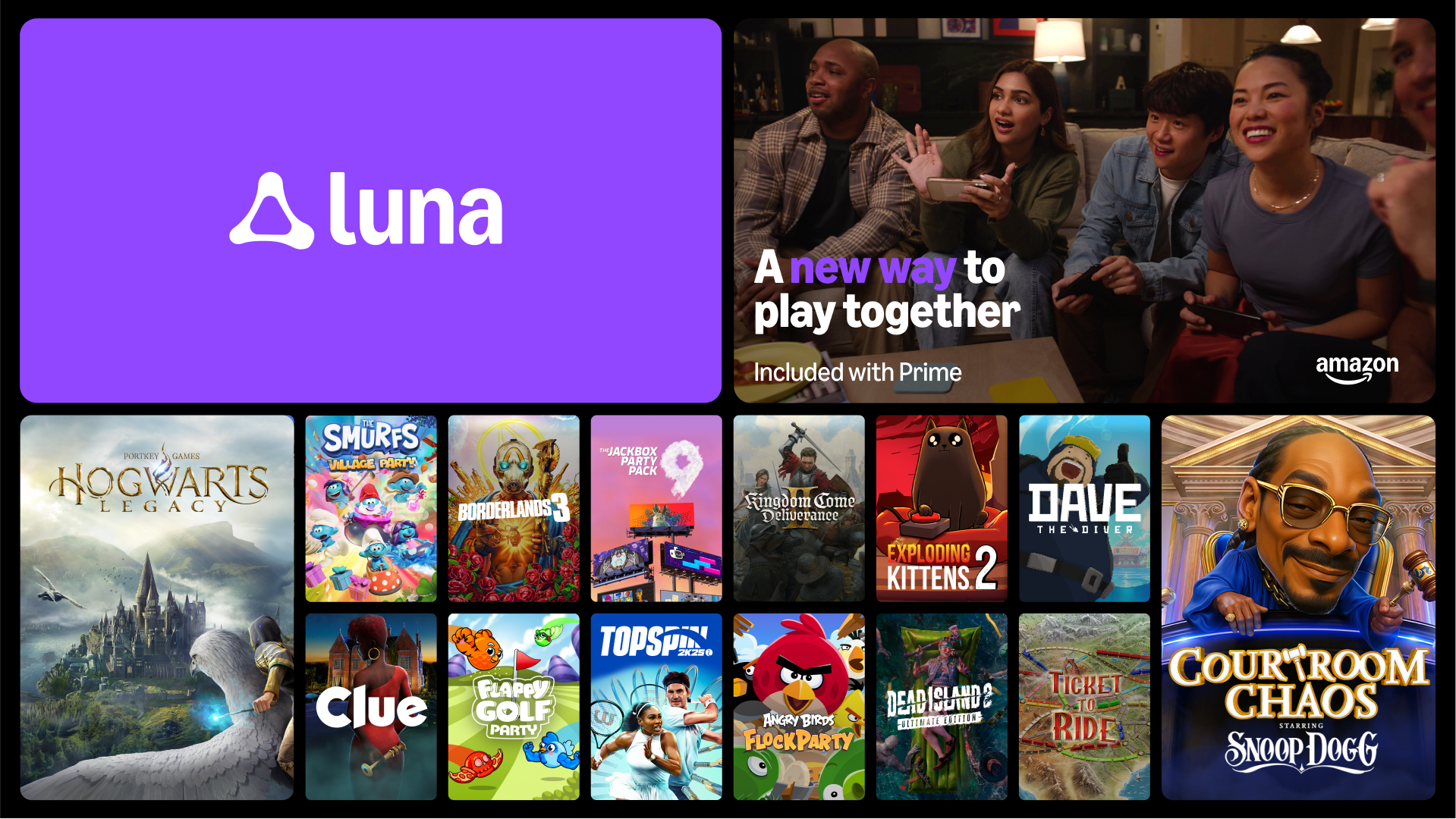 Amazon unveils a revamped Luna cloud gaming platform optimized for Prime subscribers - GamesBeat