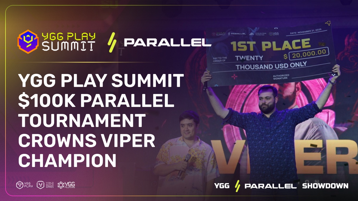 YGG Play Summit crowns Parallel esports champion - GamesBeat
