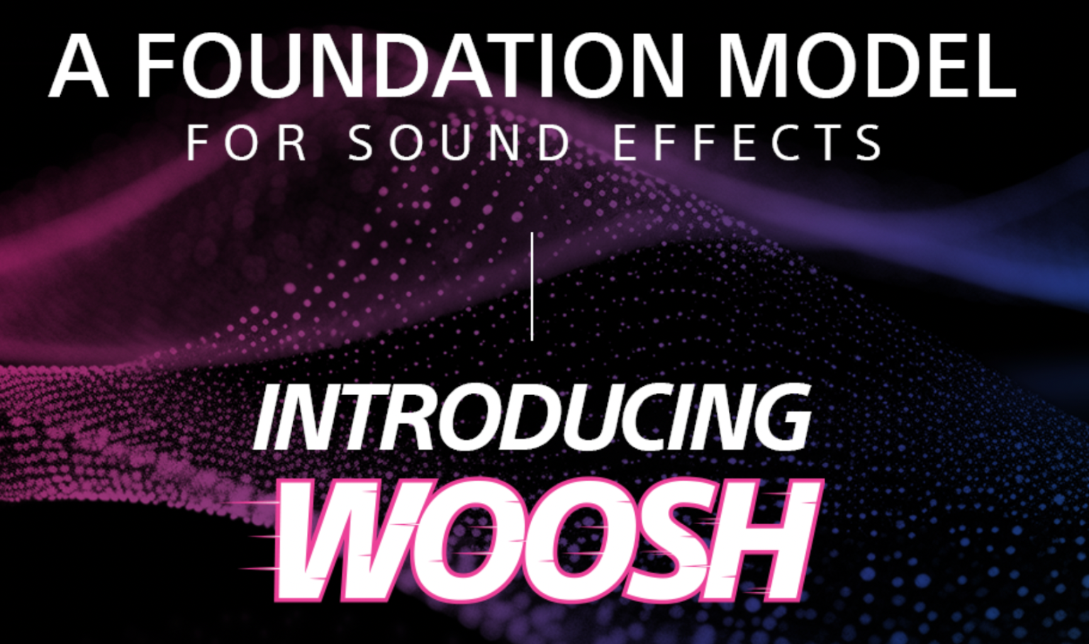 Sony AI releases Woosh foundation model for sound effect generation ...